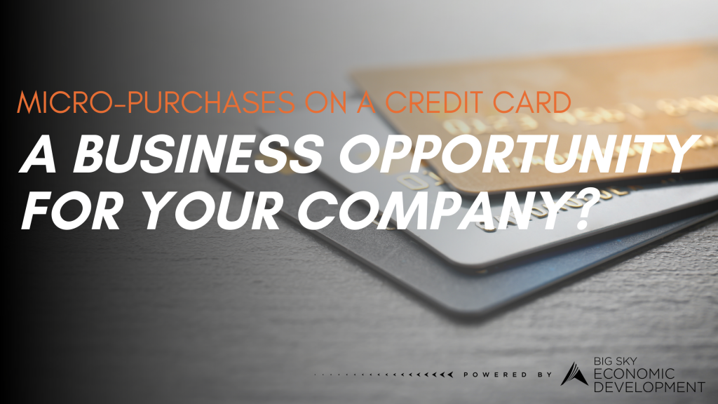 Micro-Purchases on a Credit Card– A Business Opportunity for Your ...