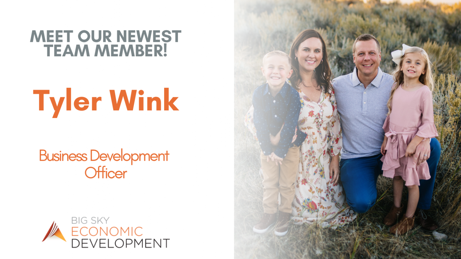 Meet Our Newest Team Member – Tyler Wink! – Big Sky Economic Development