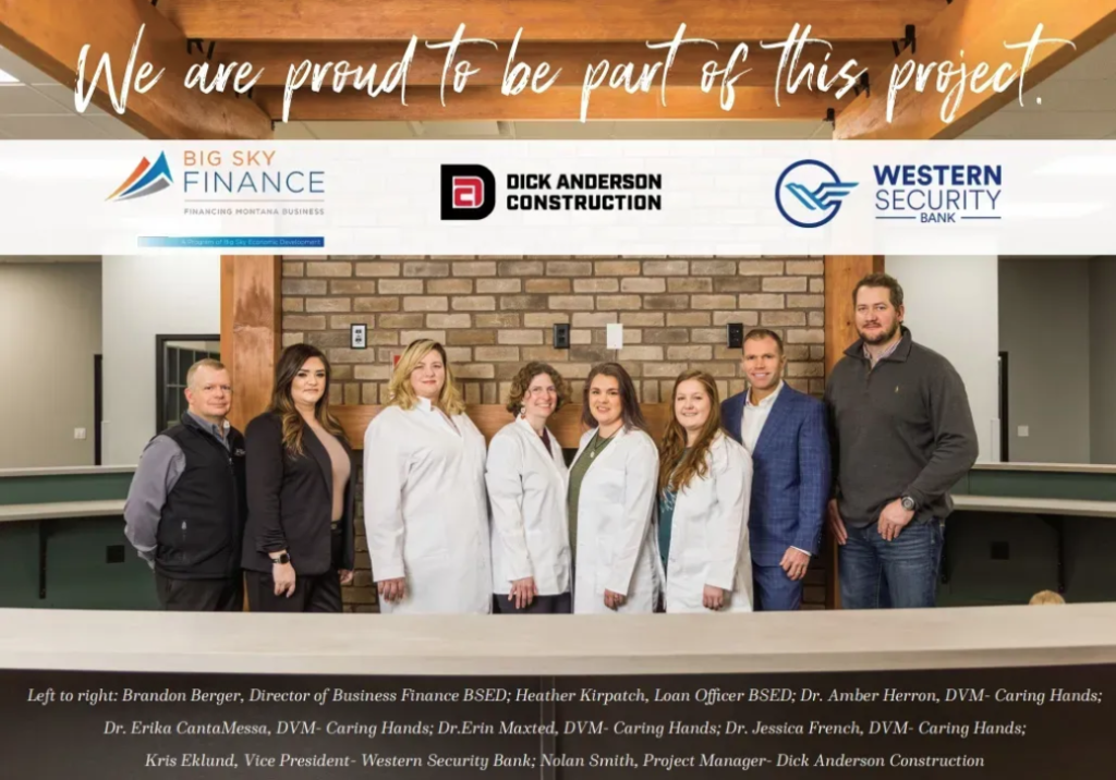 Big Sky Finance is Proud to be Part of the New Caring Hands Veterinary ...