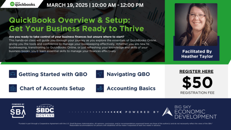 QuickBooks Overview & Setup: Get Your Business Ready to Thrive – Big ...